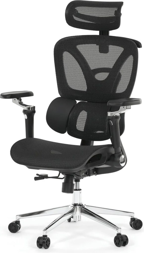 Ergonomická kancelářská židle EXECUTIVE - černá síťovina