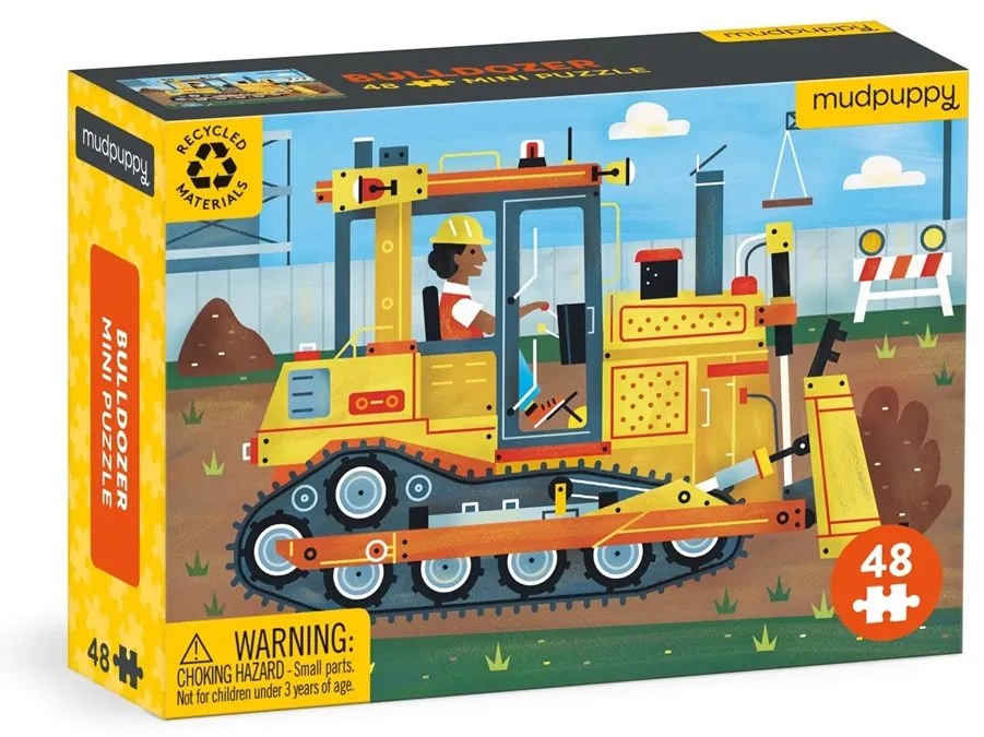 Mudpuppy Puzzle Buldozer 48 dílků