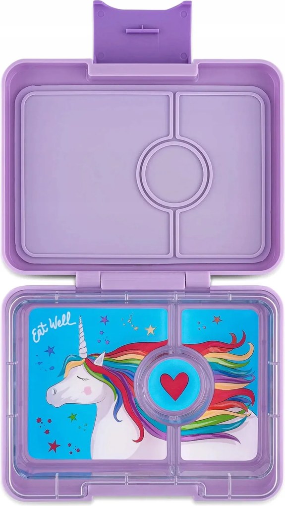 Yumbox Snack mini obědový box pro dítě, Lavande Purple Unicorn