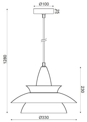 ACA DECOR Závěsné stropní svítidlo BROOKLYN max. 60W/E27/230V/IP20, matná lososová