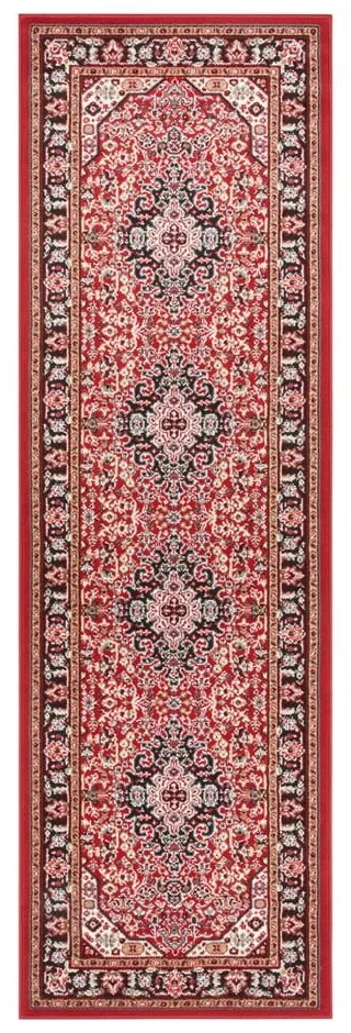 Červený běhoun Nouristan Skazar Isfahan, 80 x 250 cm