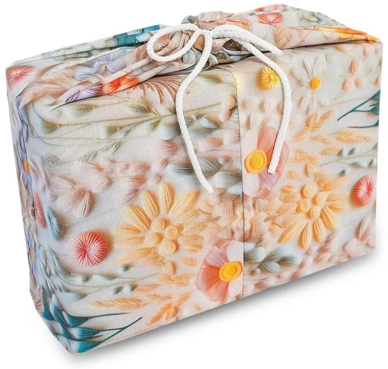 Francouzské 5D povlečení 200x200, 70x90cm Polní kvítí Kvalitex 7120001595Z