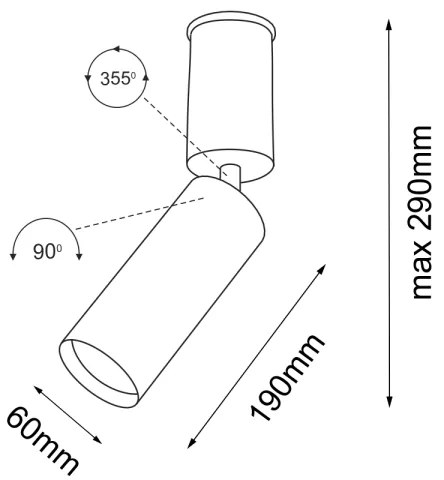 Shilo 7206 - Bodové svítidlo SHIMA 1xGU10/15W/230V bílá