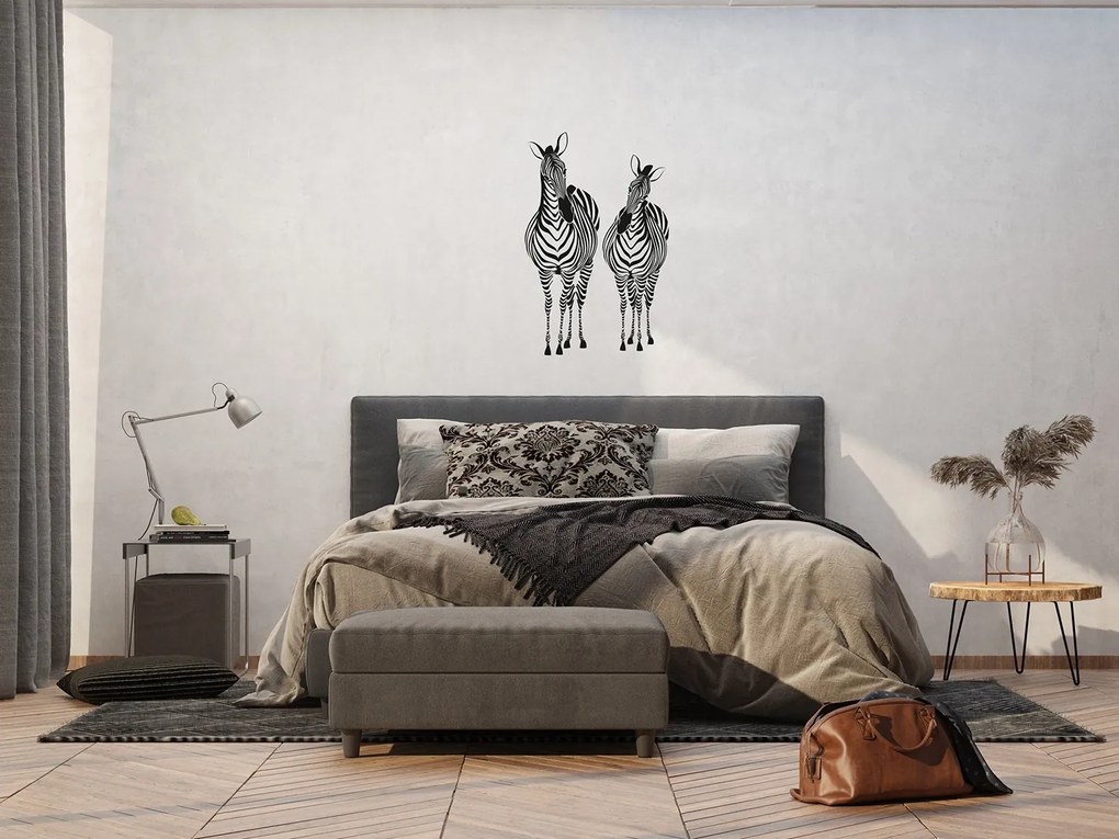 Samolepka na zeď Zebry | 65 x 85 cm | DFL1012