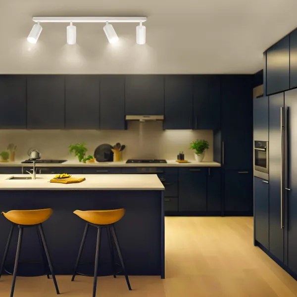 Brilagi - LED RGBW Stmívatelné bodové svítidlo SELE 4xGU10/4,8W/230V bílá