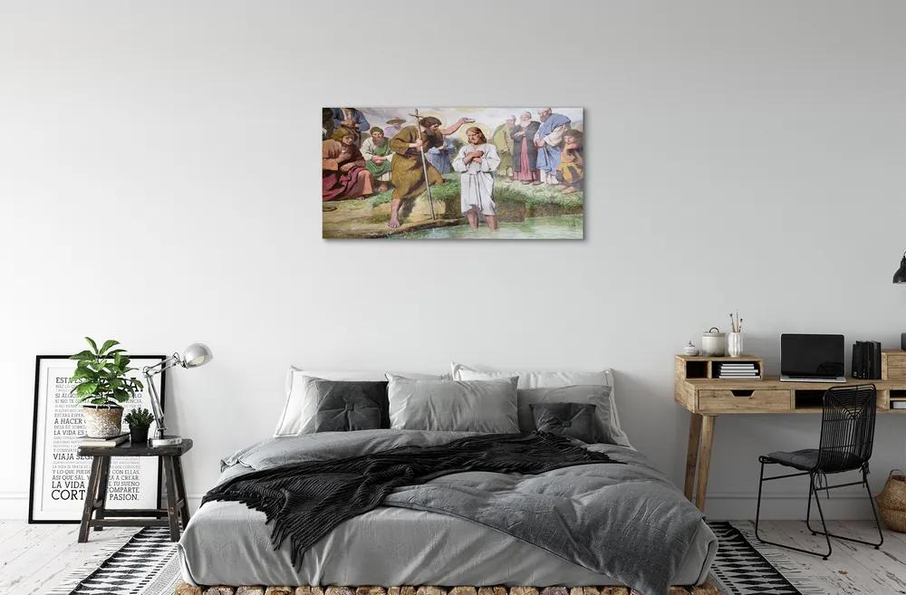 akrylový obraz obrázek Ježíše 100x50 cm