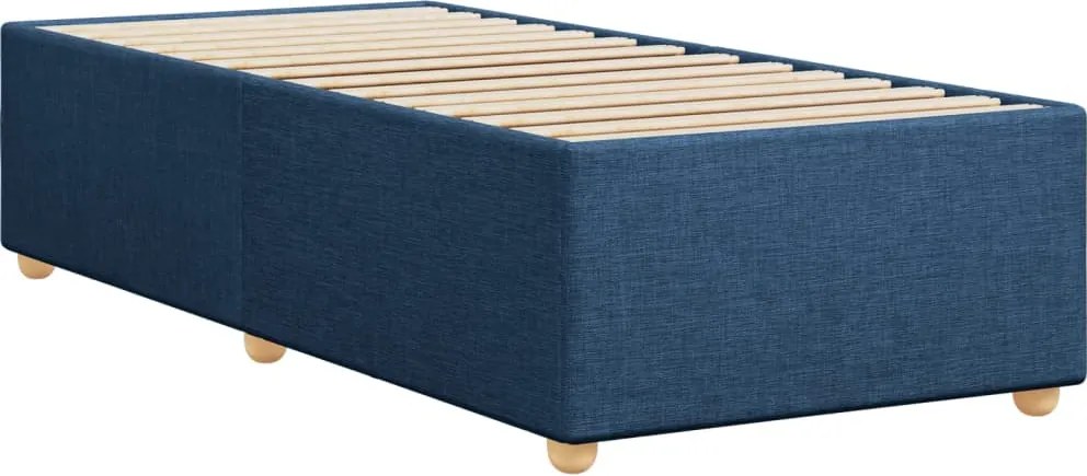 Rám postele bez matrací modrá 90x200 cm textil 3284707