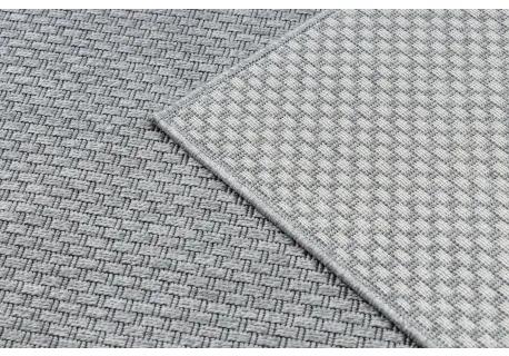 Dywany Luszczow Kusový koberec, běhoun TIMO 6272 SISAL venkovní světle šedá Rozměr koberce: 80 x 250 cm