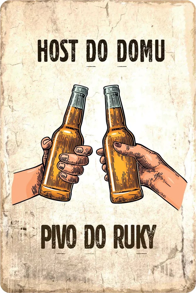 Postershop Plechová cedule: Výprodej alkoholu - 20x30 cm