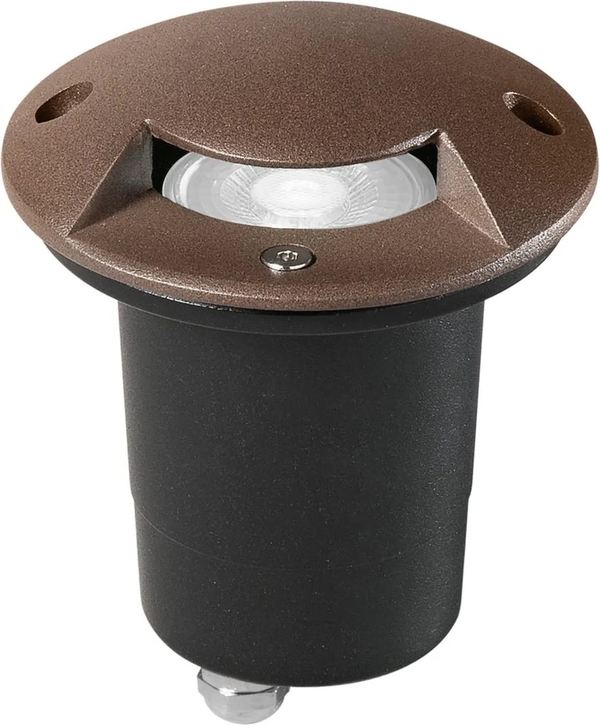 FAN I-HUMMER-R1-BRO AKCE - Pojízdné svítidlo Faro Carrabile Hummer Inox, bronzové, 1 x GU10, 10,5 x 10,5 x 14,4 cm, IP67 - FANEUROPE