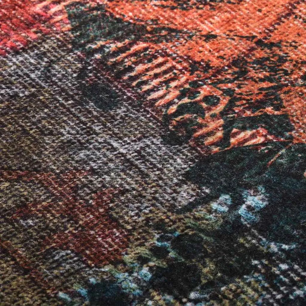 Koberec pratelný patchwork 80x150 cm vícebarevný 337964