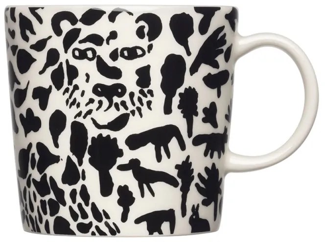 Hrnek Oiva Toikka Cheetah 0,3l, černý