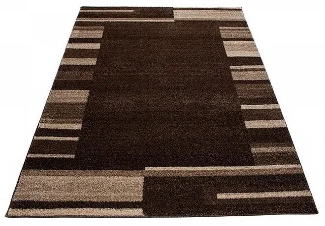 Kusový koberec Talara tmavě hnědý 190x270cm