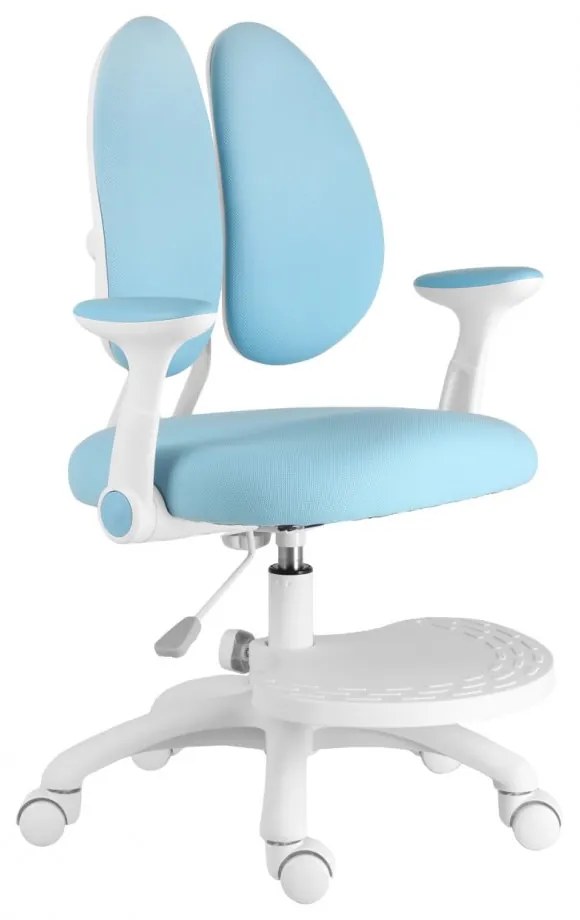 Dětská rostoucí židle Neoseat KIDDY TWO — látka, modrá