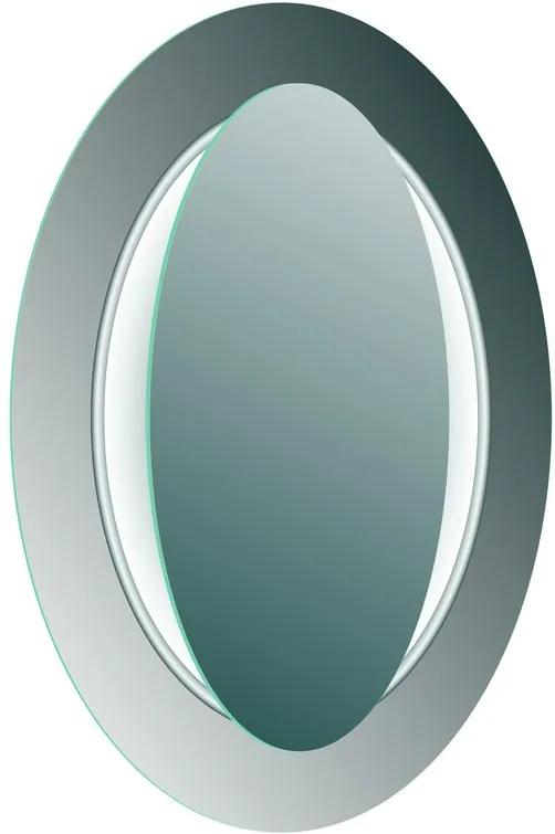 MONA zrcadlo s LED osvětlením 700x1000mm, bílá (DL440) SAPHO