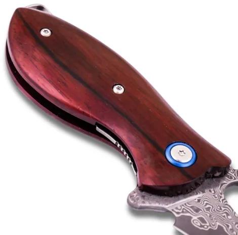 KnifeBoss damaškový zavírací nůž Onyx VG-10