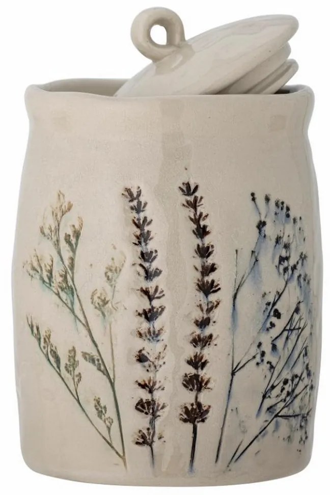 Kameninová dóza s víčkem Bea Nature 20,5 cm Bloomingville