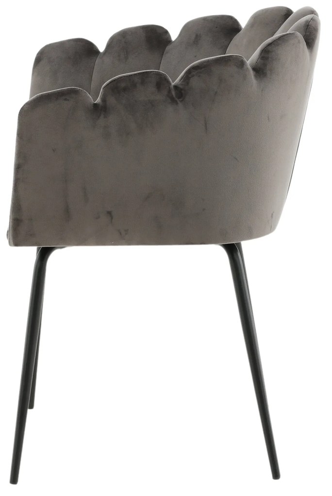 Jídelní židle Limhamn, šedá, S61xD54xV76,56