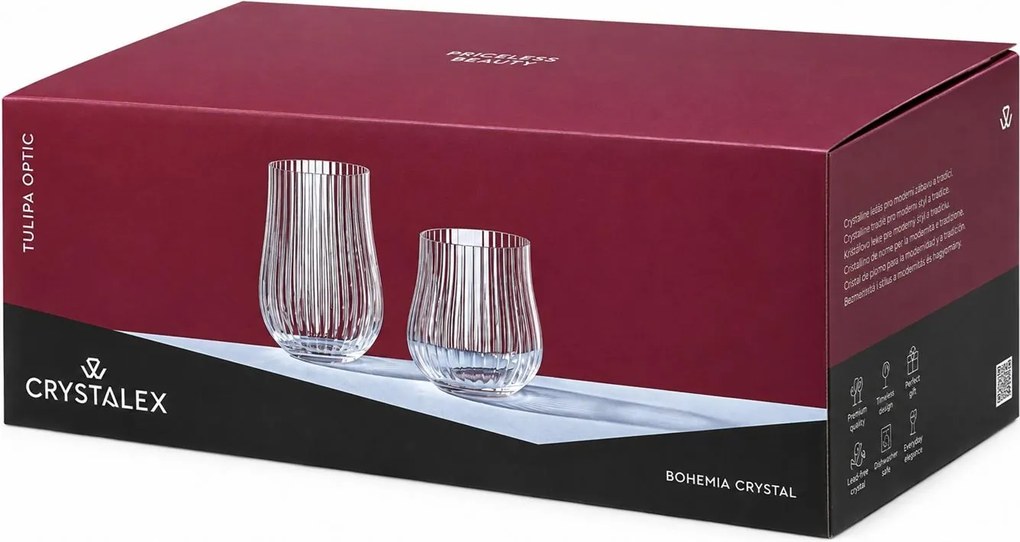 Crystalex Sklenice Tulipa Optic 450 ml 6 ks