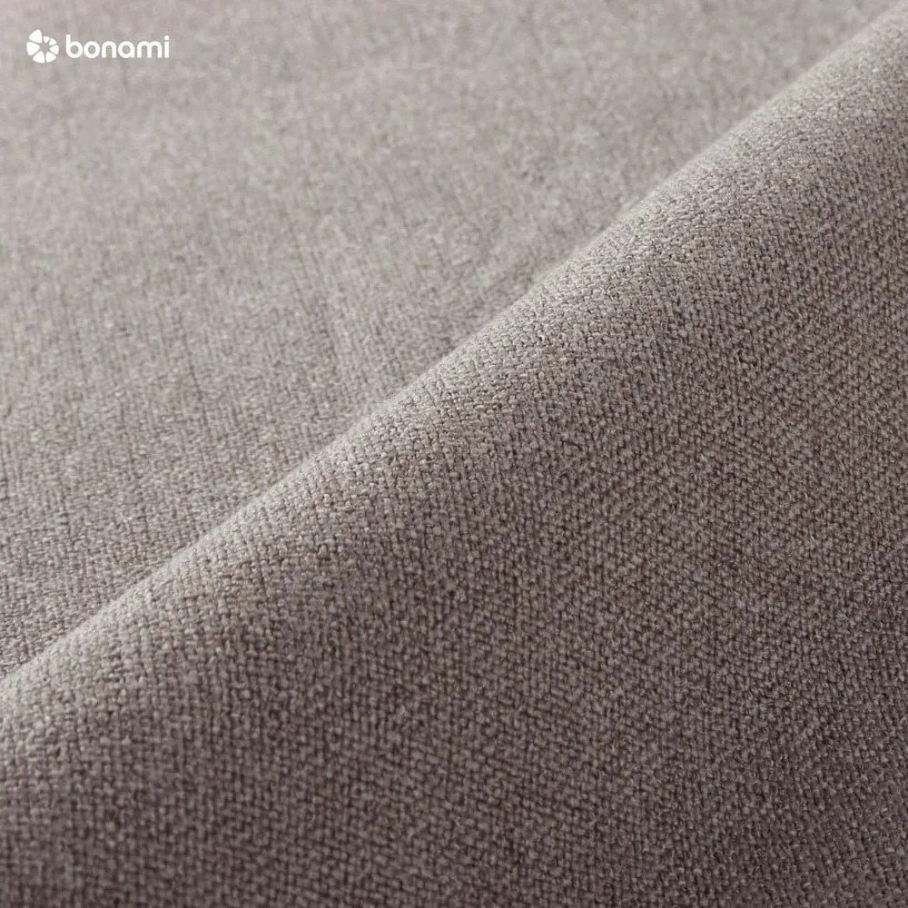 Taupe čalouněná dvoulůžková postel s úložným prostorem s roštem 160x200 cm Mattis - II. jakost – Meise Möbel