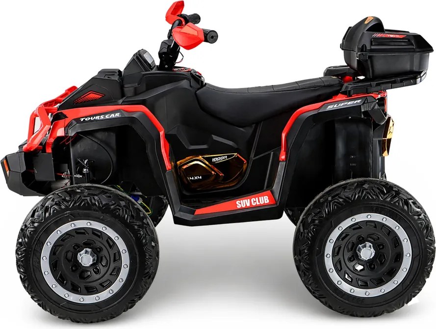 LEAN CARS Čtyřkolka na akumulátor XW-08 4x4 45 W červená