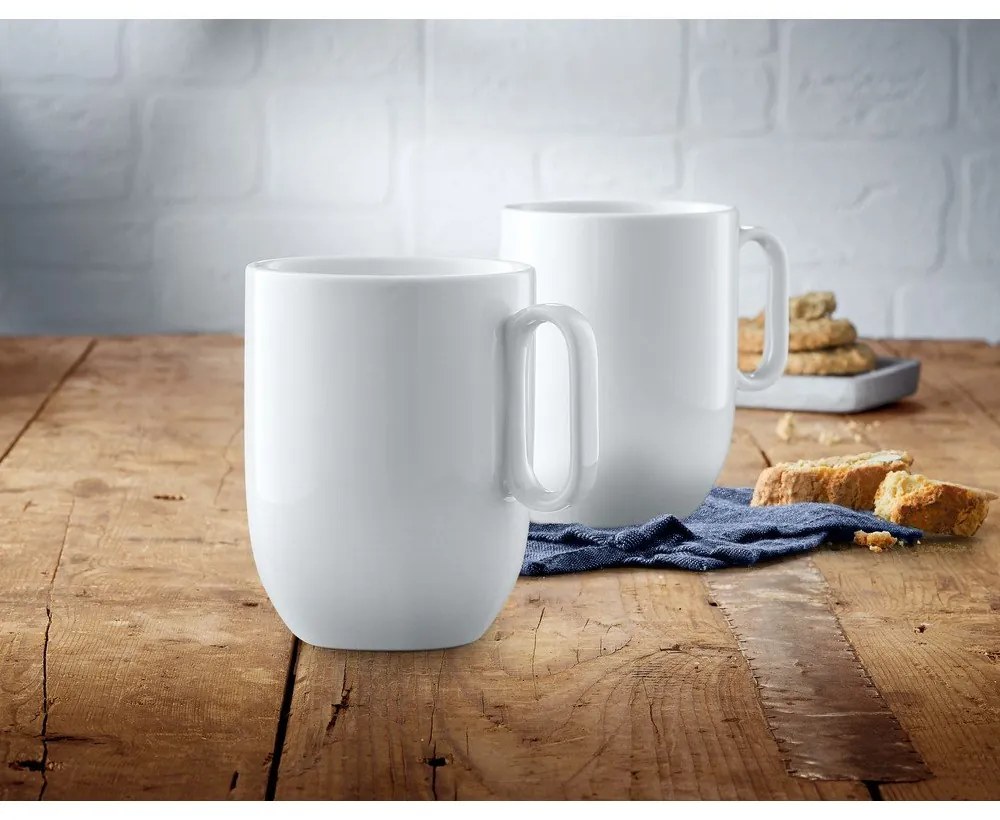 Bílé porcelánové hrnky v sadě 2 ks 380 ml Barista – WMF