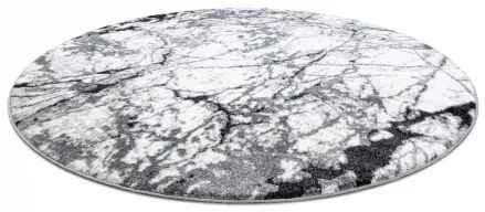 Moderní kulatý COZY 8871, Marble, Mramor Strukturální, dvě úrov velikost kruh 160 cm | krásné koberce cz