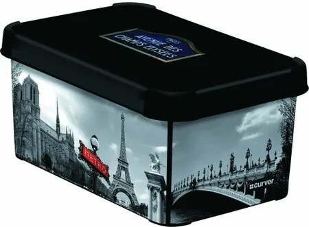 Úložný box dekorativní S PARIS, Curver