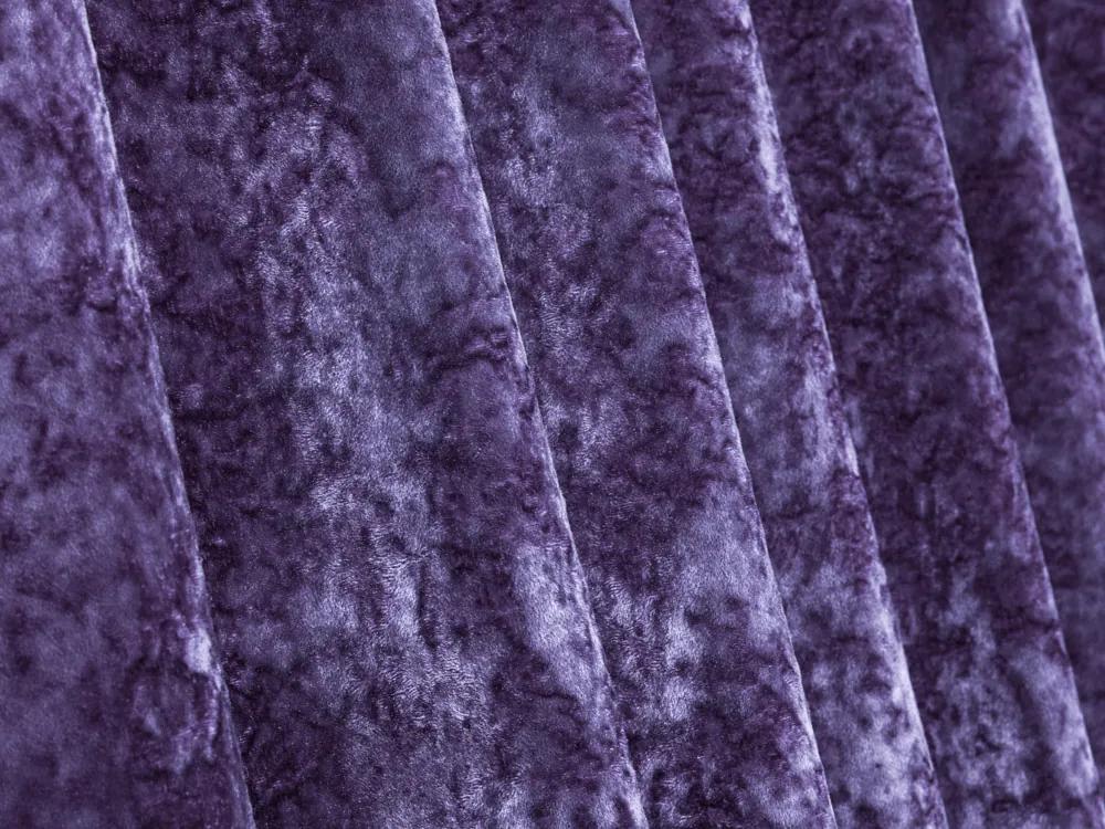 Biante Dekorační sametový závěs Diana DI-006 Tmavě fialový 145x210 cm