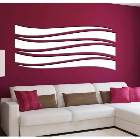 3D nálepky a samolepky, zrcadlové, barevné, dekorační nálepky I SENTOP OX007- 3D modern stickers