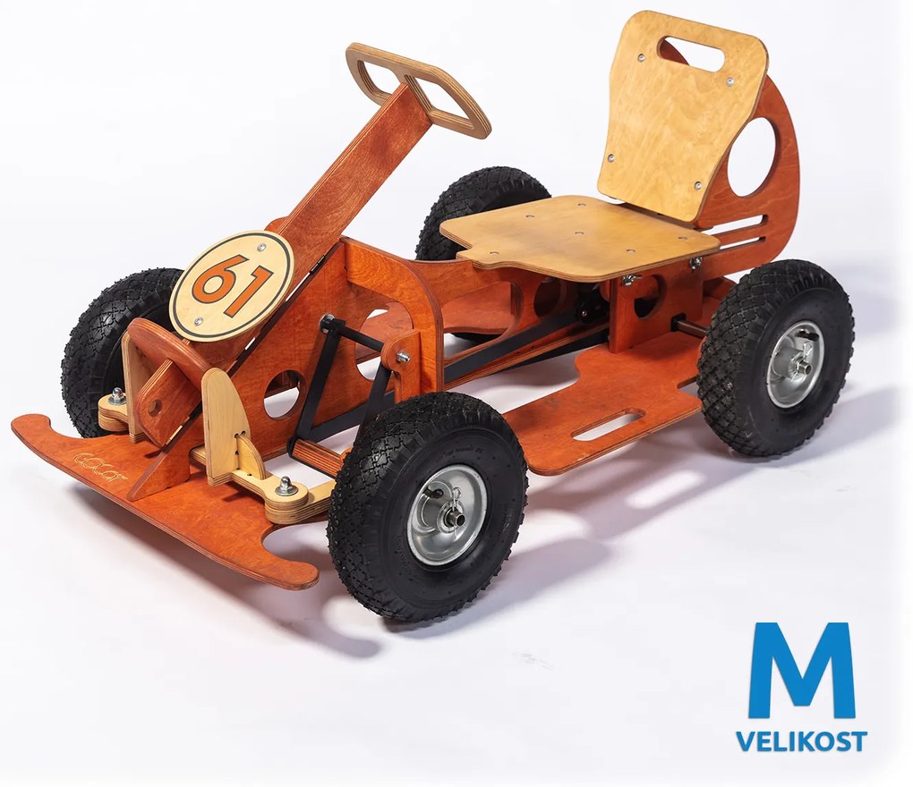 GOCar šlapací auto střední, oranžové
