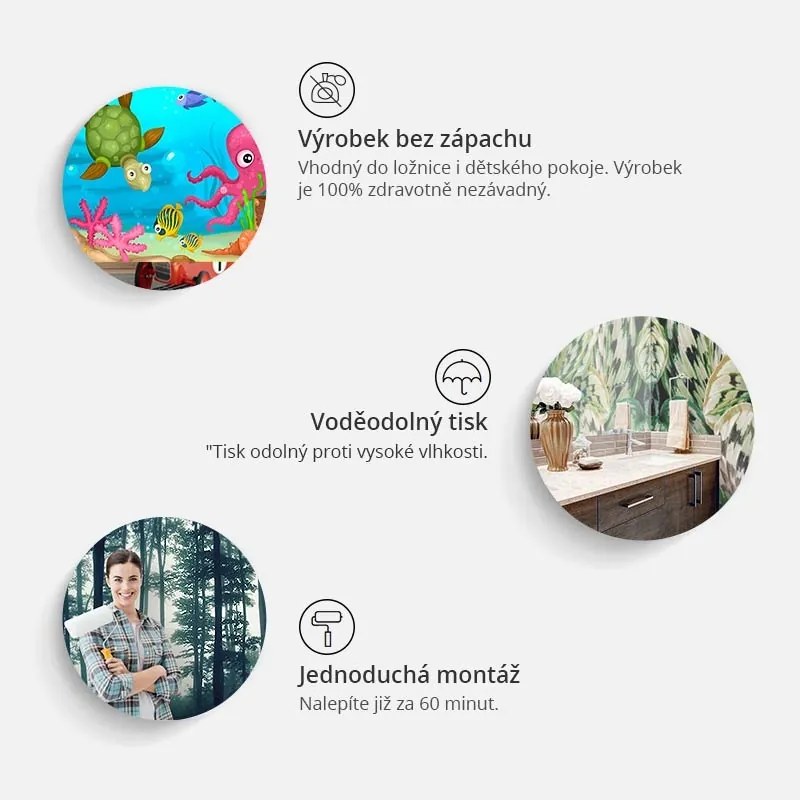Fototapeta - World Map for Kids