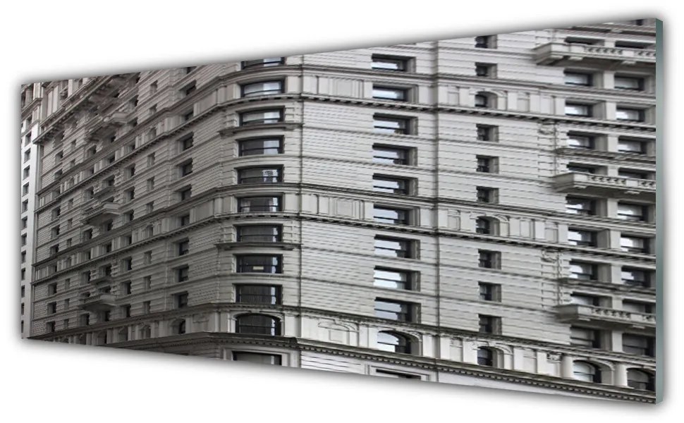 akrylový obraz Budovy Domy 125x50 cm
