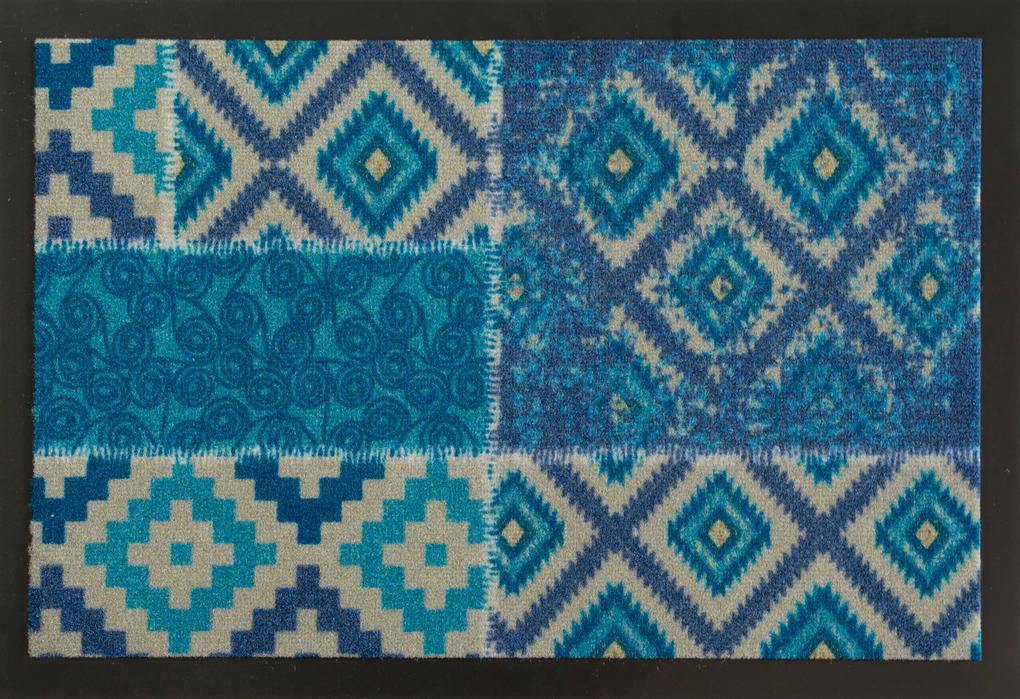 Rohožka KELIM blue - 40x60 cm