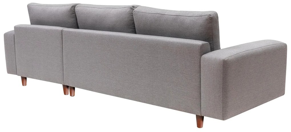 Hanah Home Rohová pohovka BERLIN světle šedá pravá