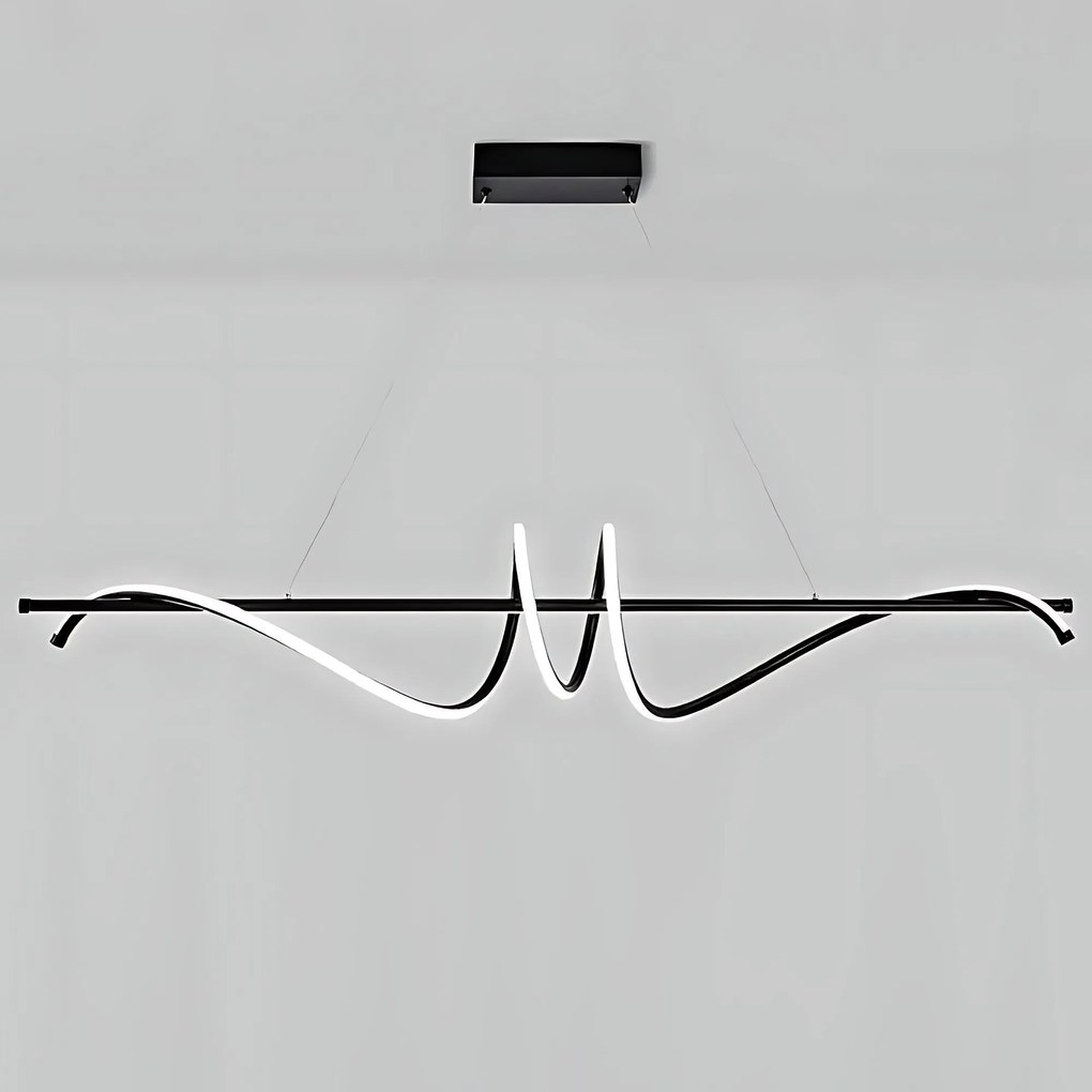 Toolight Závěsné LED osvětlení Modern D24 LHJ023-CP 120 cm černé