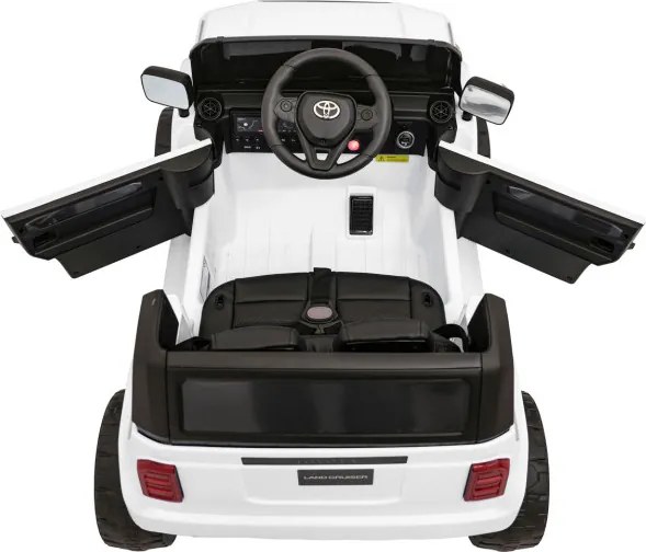Elektrické autíčko Toyota Land Cruiser PRADO bílé