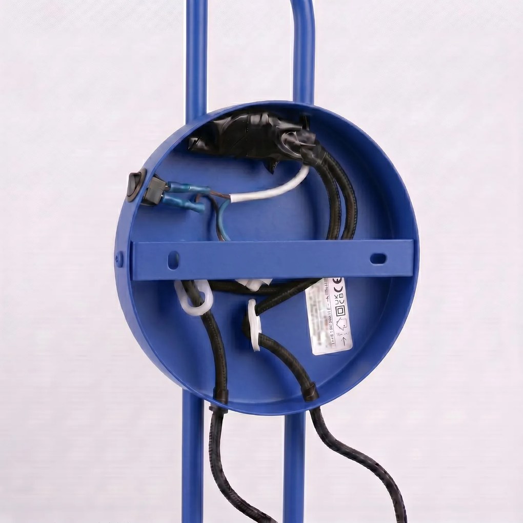 Sollux Lighting Nástěnné svítidlo NOX 2 ultramarín s vypínačem