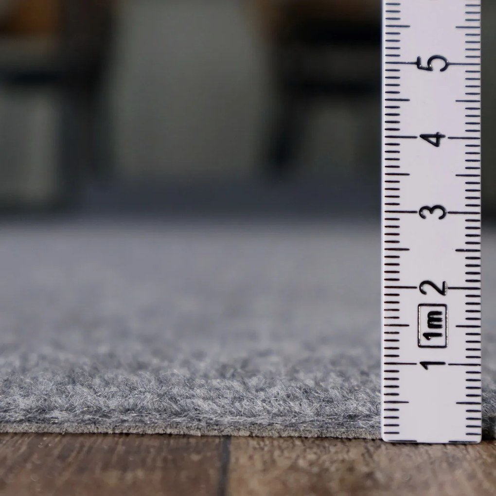 Betap, Čistící zóna Polo grey metráž - neúčtujeme odřezky z role, na míru, šíře 1m,2m,3m,4m, šedá, guma (gel - protiskluzový), chodba / předsíň
