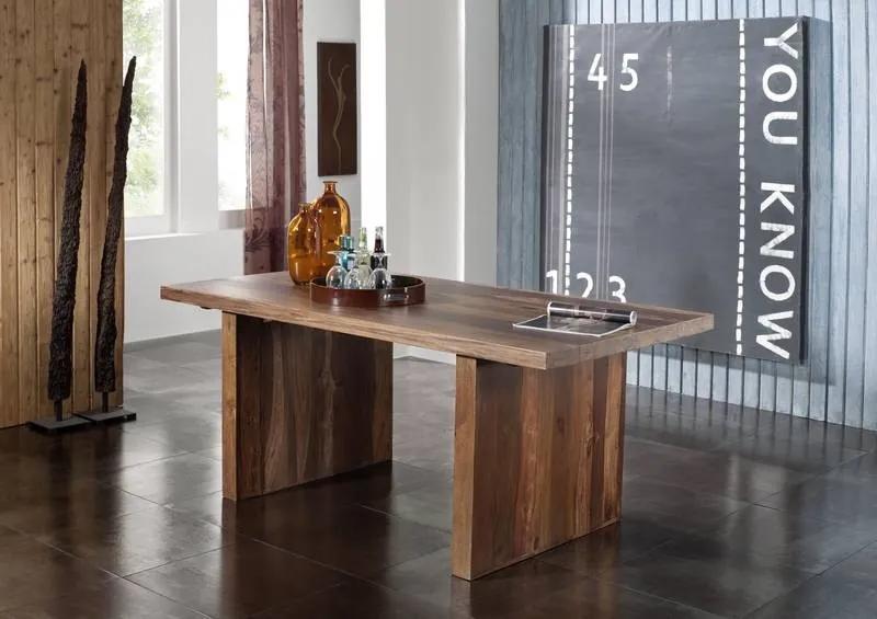 Bighome - Sheesham jídelní stůl 240x100 , masivní palisandrové dřevo BARON