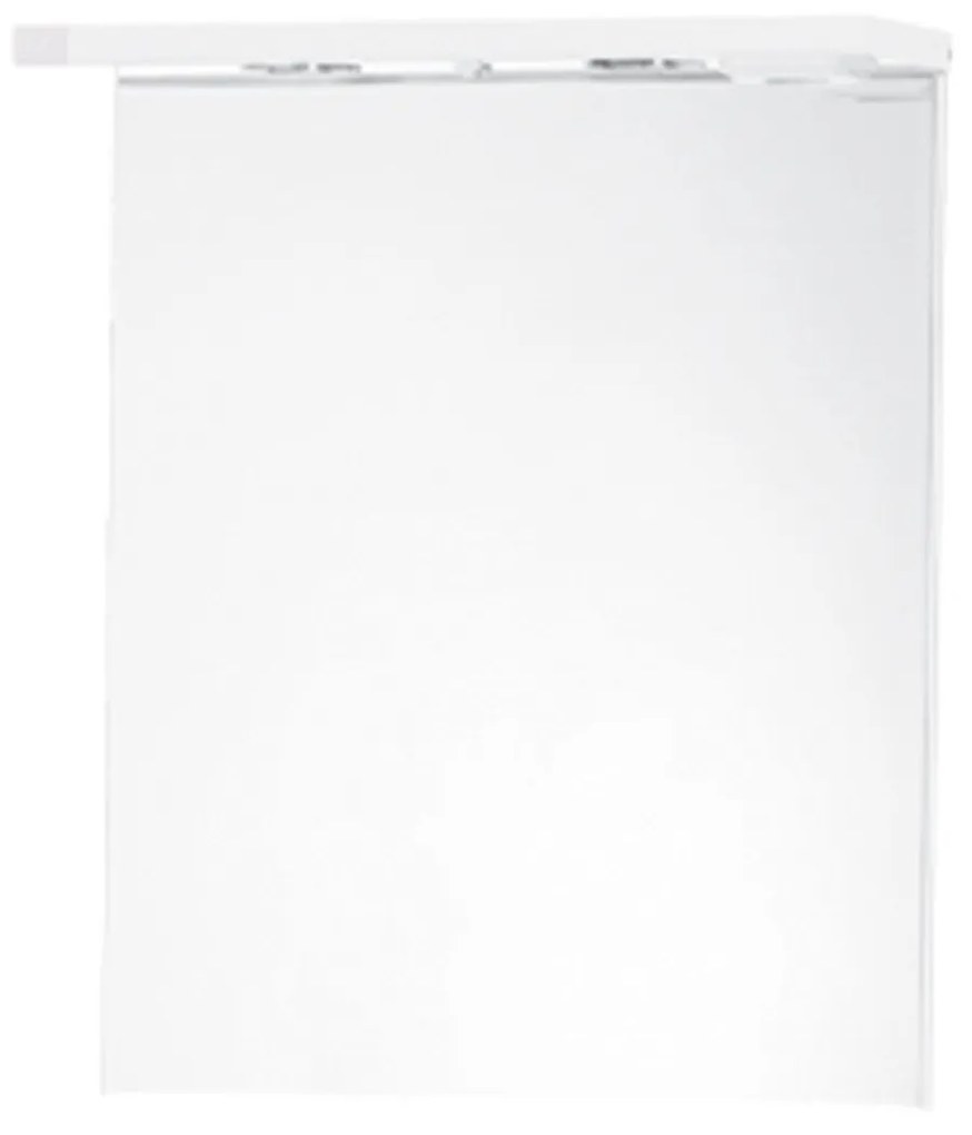 Dřevojas - Zrcadlo DREJA 55 ZC S - L01 Bílá vysoký lesk (16176)