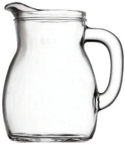 Bormioli, Džbán skleněný s cejchem 600ml, Bistrot