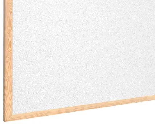 Allboards,bílá korková tabule v dřevěném rámu 120x90 cm,TKWHITE129D