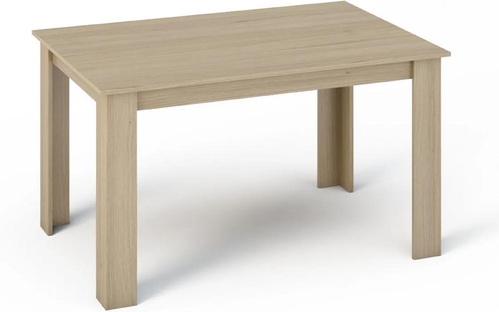 Jídelní stůl 140x80 cm v dekoru dub sonoma KN360