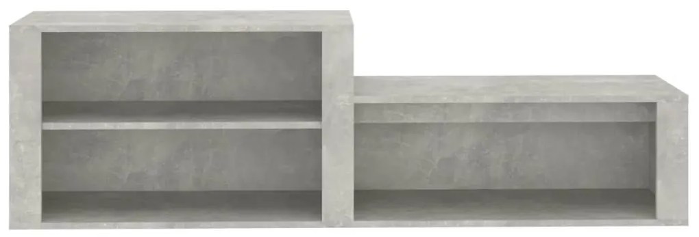 Botník betonově šedý 150 x 35 x 45 cm kompozitní dřevo - Default Title