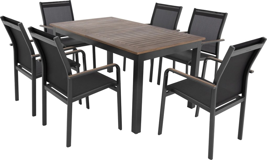 Doppler EXPERT WOOD Plus zahradní sedací souprava 6+1