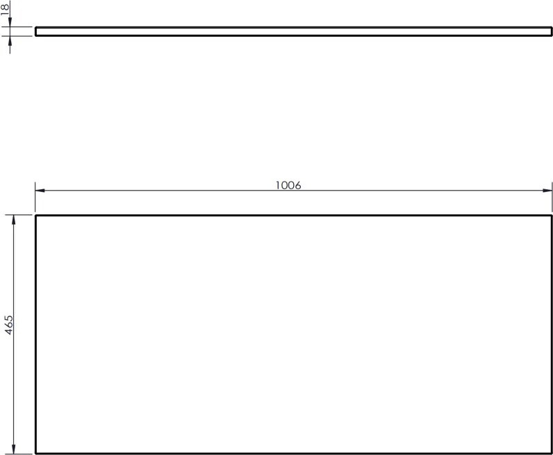 Mexen Orio, koupelnová skříňka 100 cm s horní částí, 1 zásuvka, grafitová matná, 91A10-10047-1-BFC66
