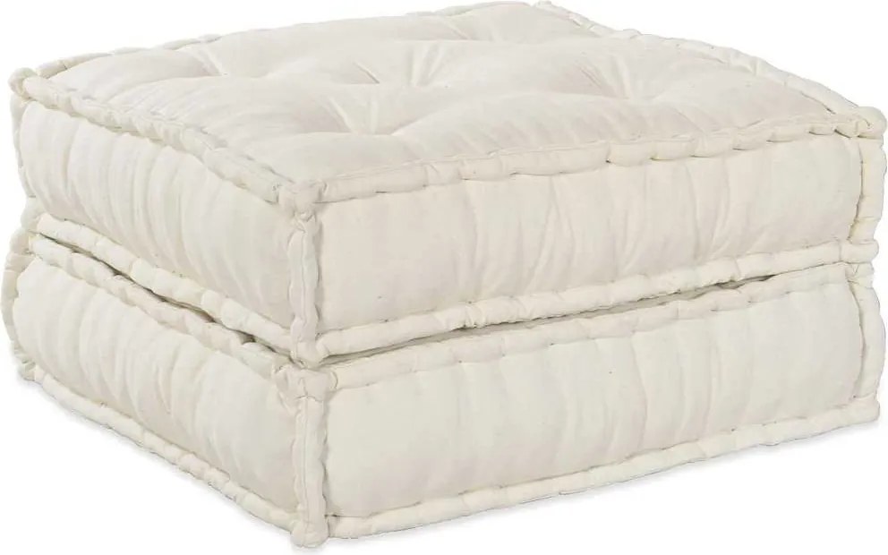 Modulová pohovka 2 ks Textil Krémová 140 x 70 x 36 cm 3315065