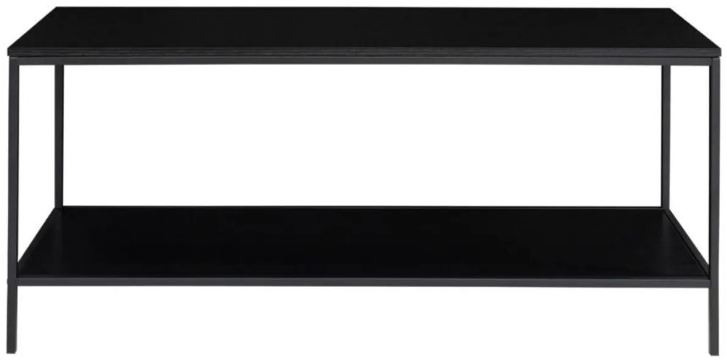 Nordic Living Černý kovový botník Winter 100 x 36 cm