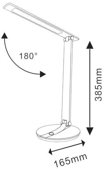 LED Stmívatelná dotyková stolní lampa SERRA LED/8W/230V bílá